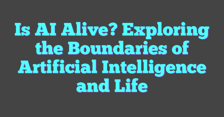 Is AI Alive? Exploring The Boundaries Of Artificial Intelligence And Life