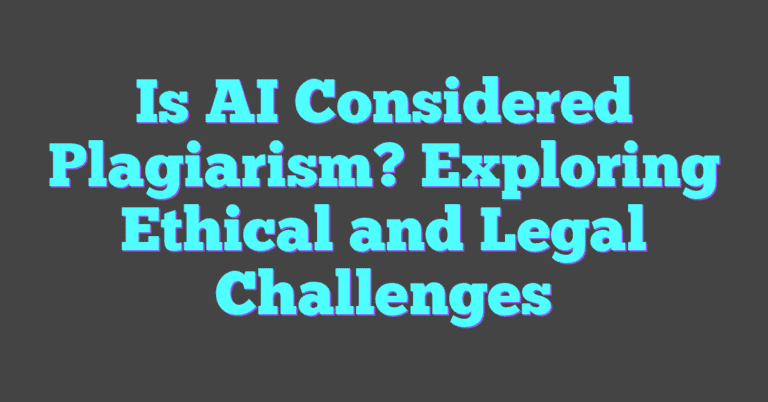 Is AI Considered Plagiarism? Exploring Ethical And Legal Challenges