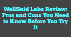 WellSaid Labs Review: Pros And Cons You Need To Know Before You Try It